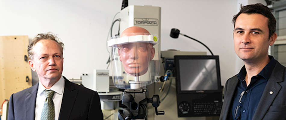 The South Australian Business Chamber Member Produces Face Shields For ...